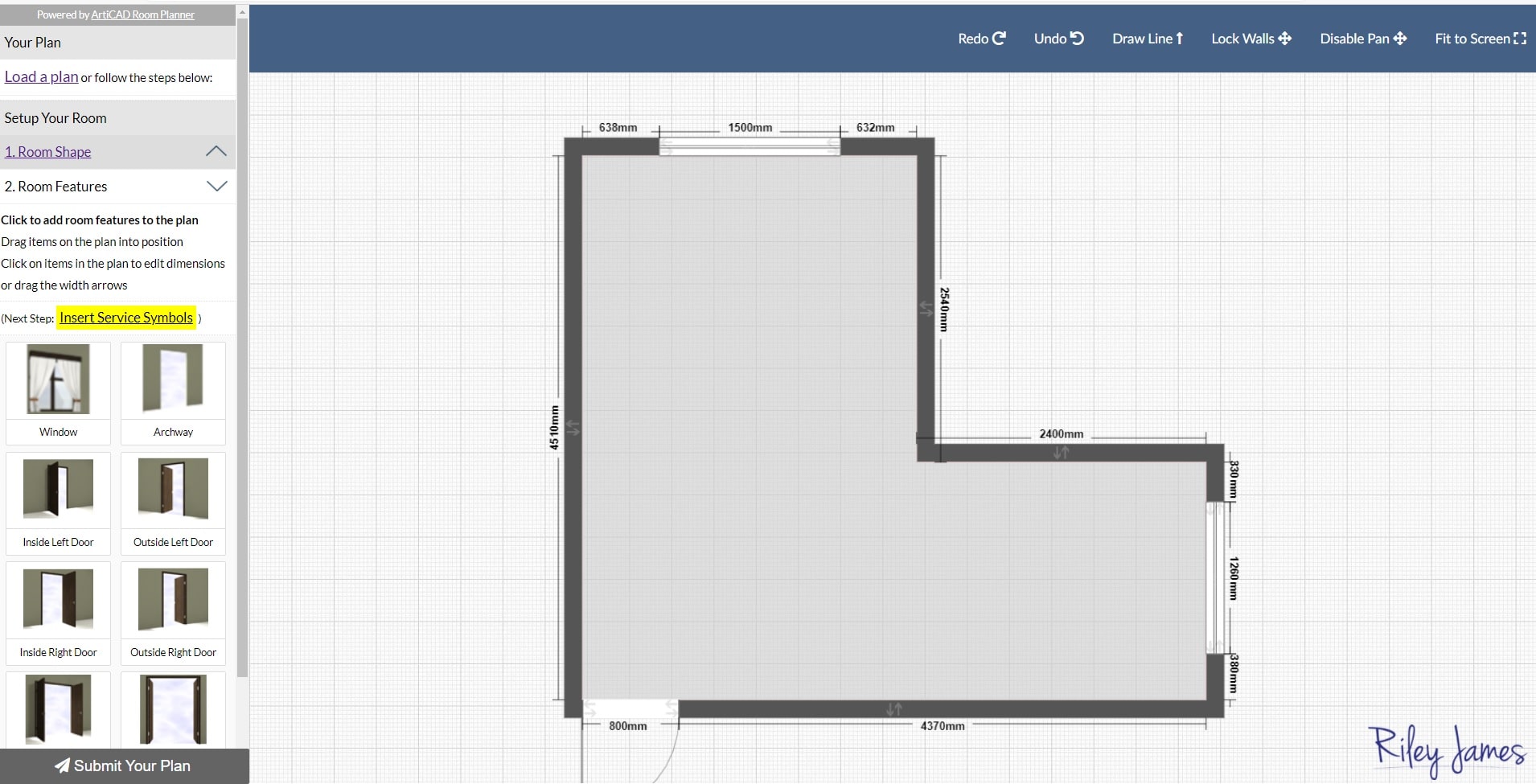 Room Planner from Riley James Kitchens Stroud, Gloucestershire